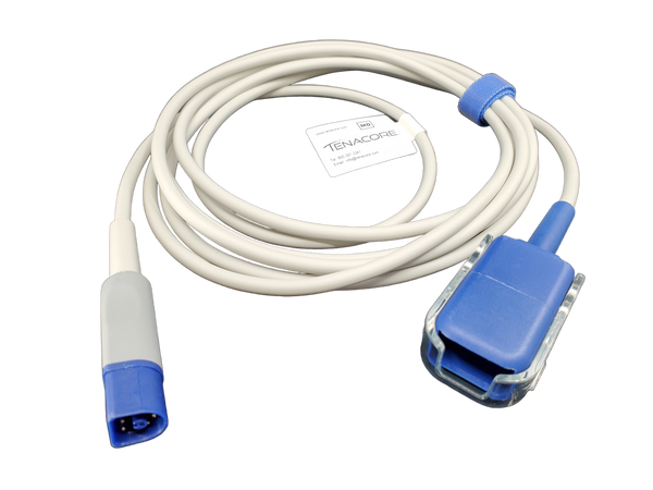 Philips Oximax Compatible SPO2 8-PIN D-Connect to OXIMAX – Tenacore
